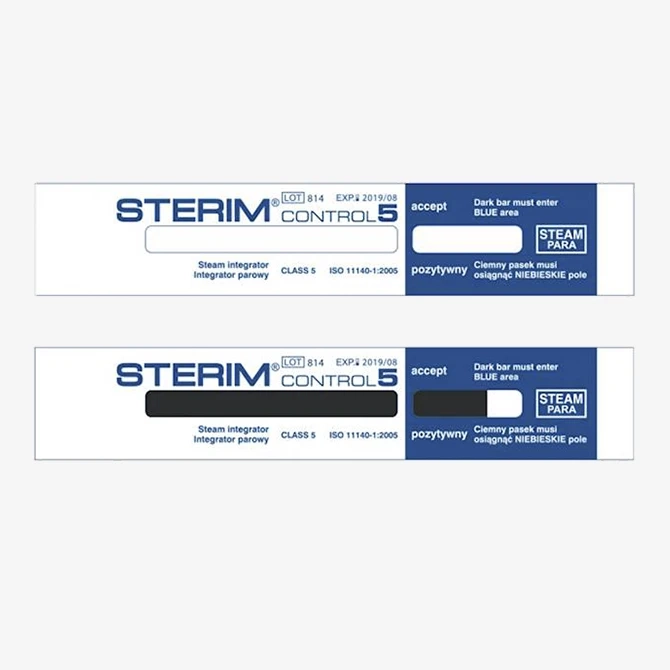 Wskaźniki chemiczne typ 5 - para wodna 50 szt.