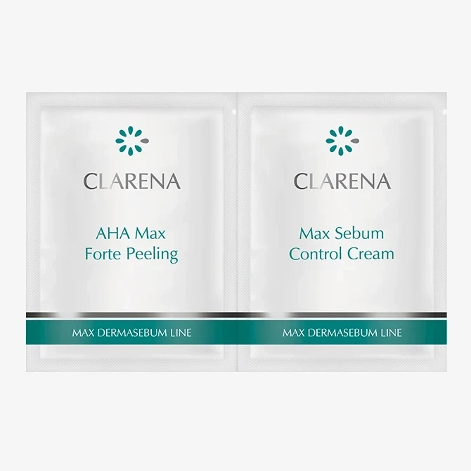 AHA Max Forte Peeling 3 ml + Max Sebum Control Cream 3 ml - saszetka ...